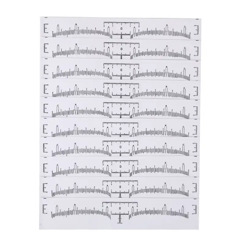 Buy Disposable Eyebrow Ruler/Mapping Stickers - 50 Pack | International ...